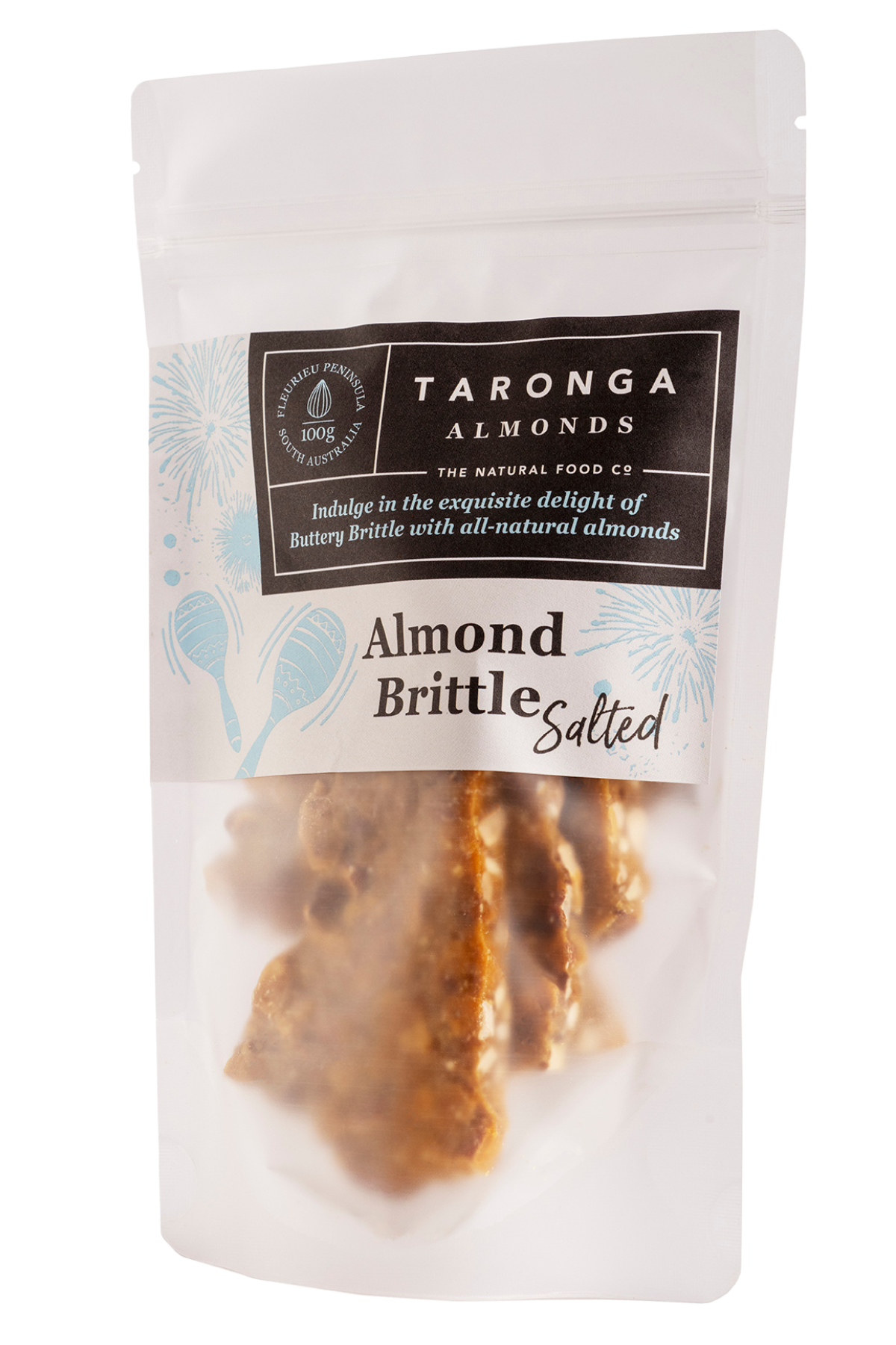 Salted Almond Brittle– Taronga Almonds - The Natural Food Co